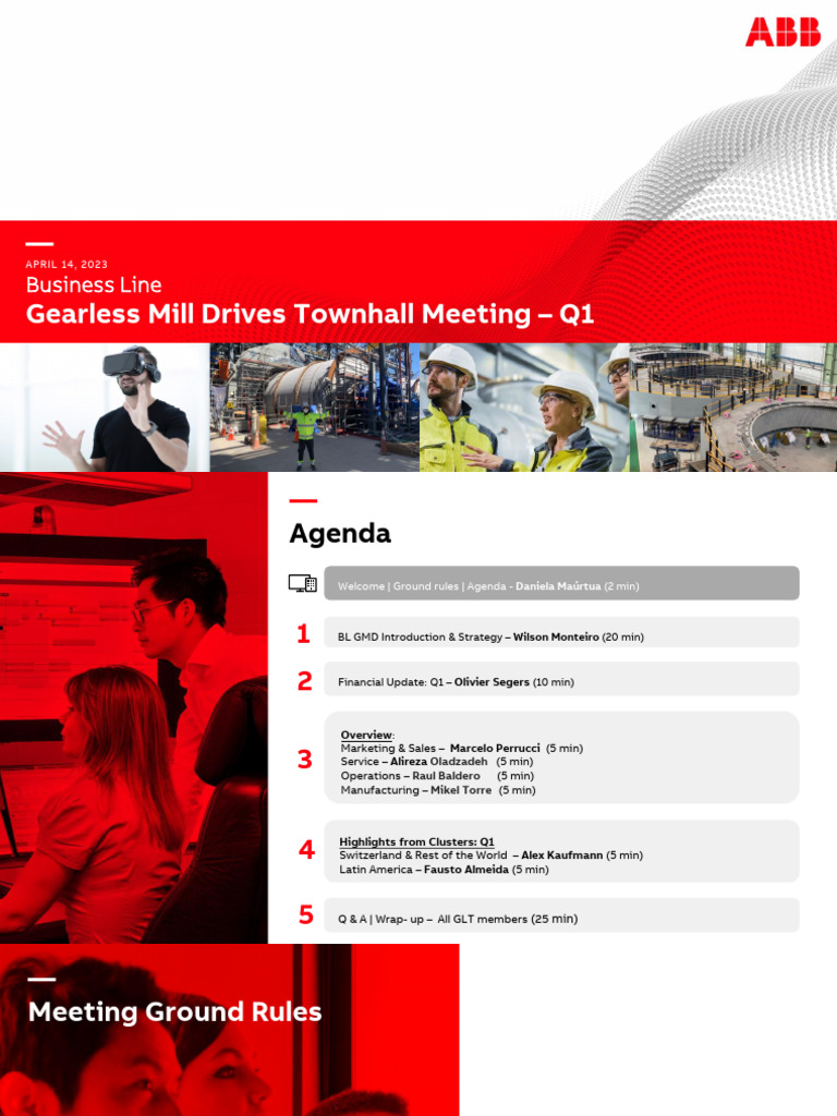 PAPI BL GMD - Gearless Mill Drives - Townhall Meeting - Q1 2023 | PDF ...
