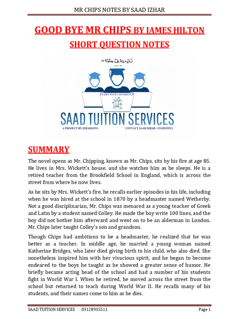 MR Chips Notes by Saad Izhar | PDF