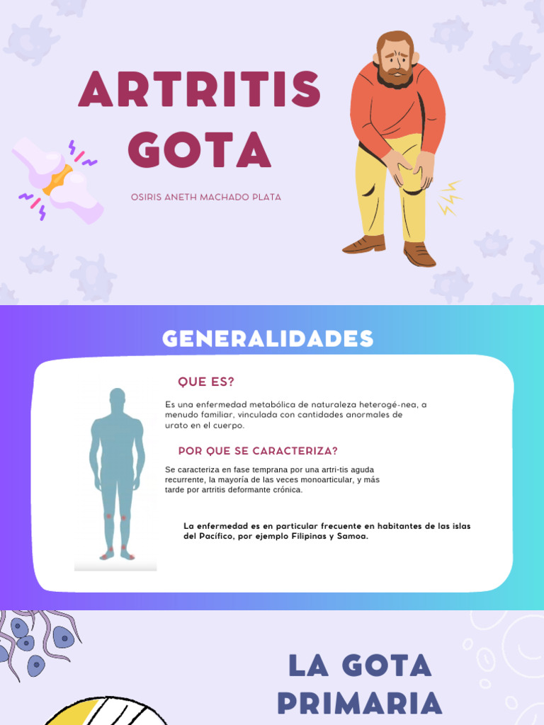 Artritis Gota Expo | PDF | Gota | Artritis Reumatoide
