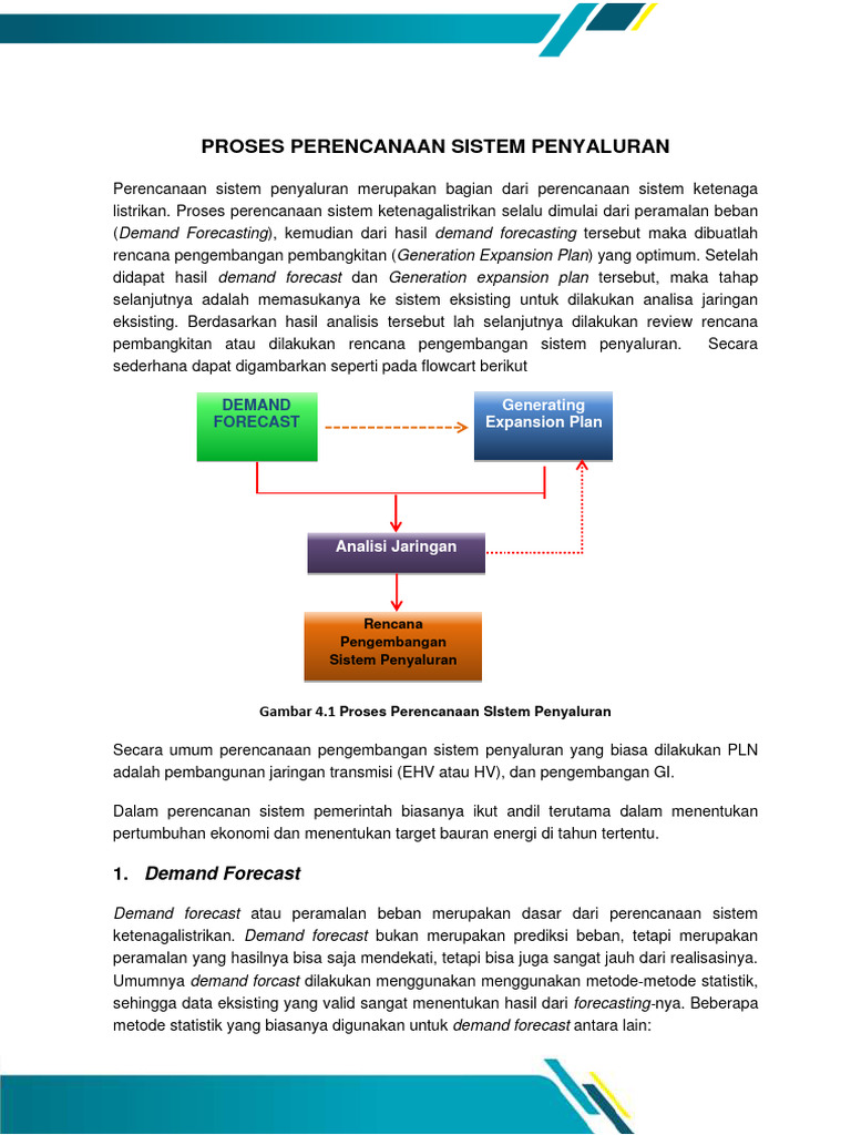 Materi Diklat Perencanaan Sistem Penyaluran Buku II Proses Perencanaan | PDF