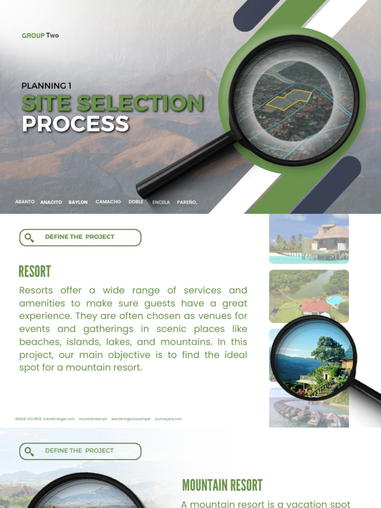 Planning Site Selection - Group 2 | PDF | Physical Geography | Earth ...