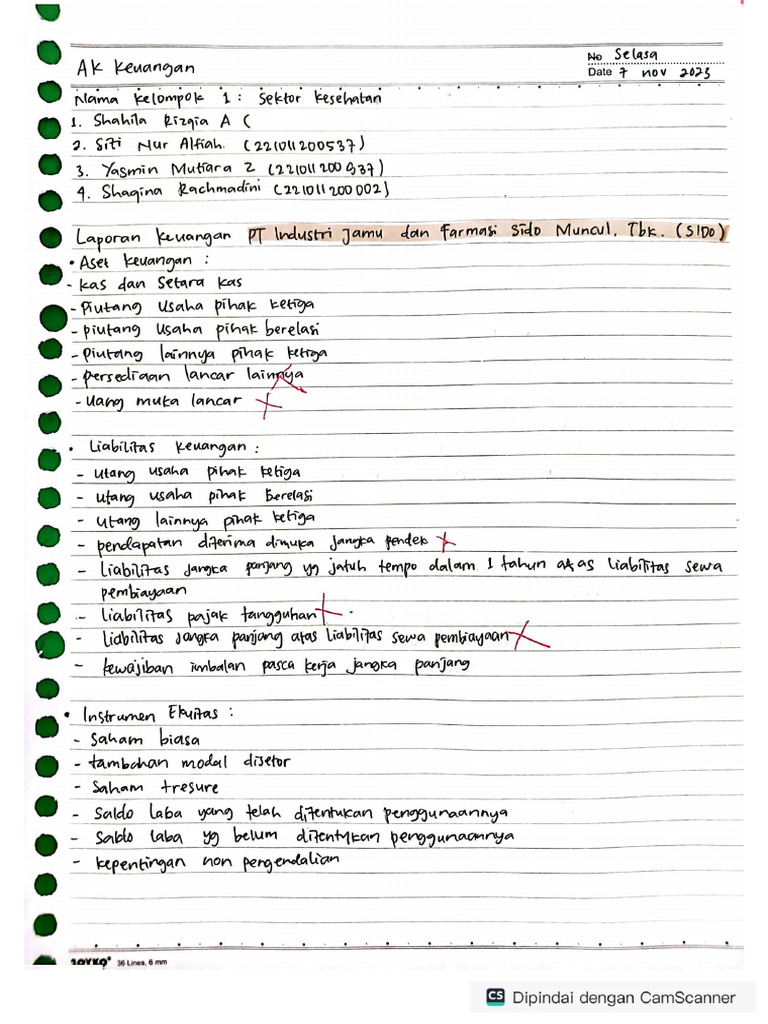 Instrumen Keuangan Kel 1 (AKEU) | PDF