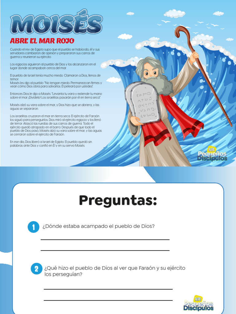 MOISÉS Y EL MAR ROJO | PDF | Moisés