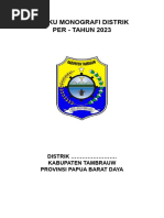 Buku Monografi Desa (Form 1) | PDF
