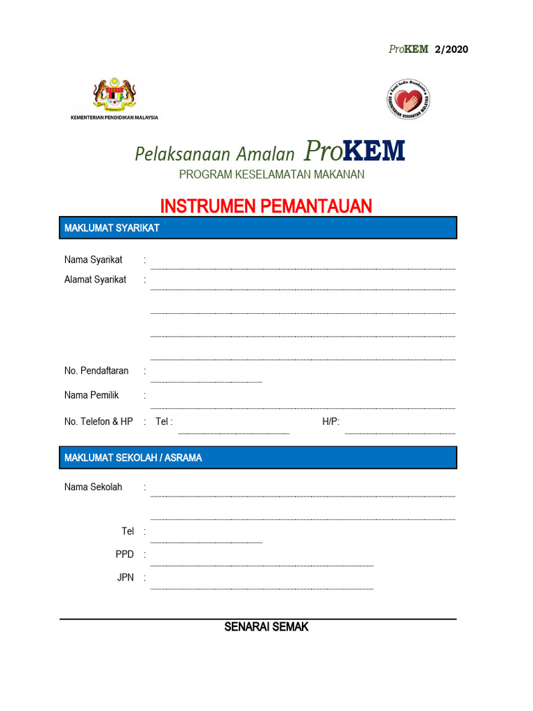 Instrumen Amalan ProKEM | PDF