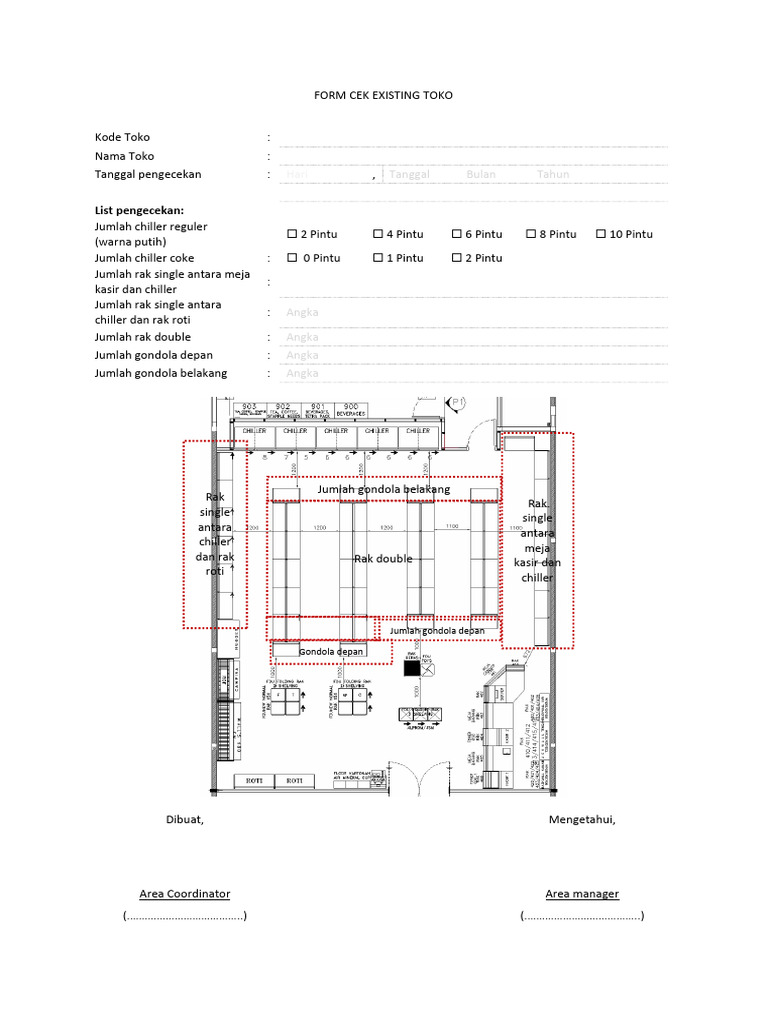 Form Cek Layout | PDF