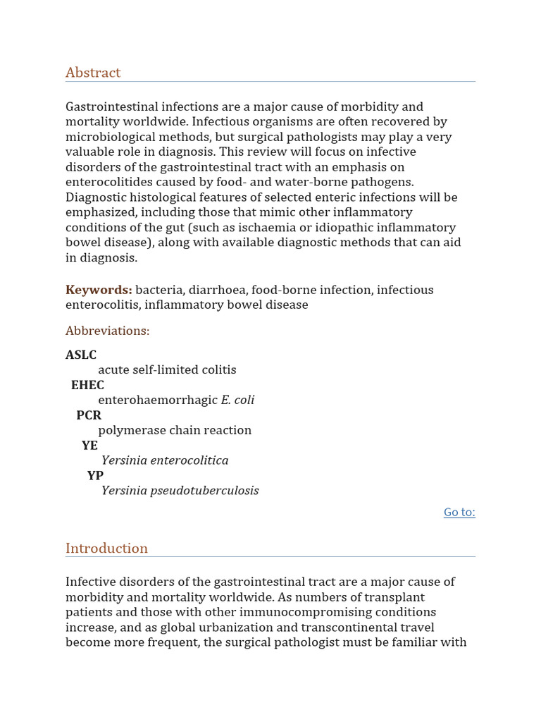 Jurnal Infeksi Saluran Pencernaan | PDF | Crohn's Disease | Infection