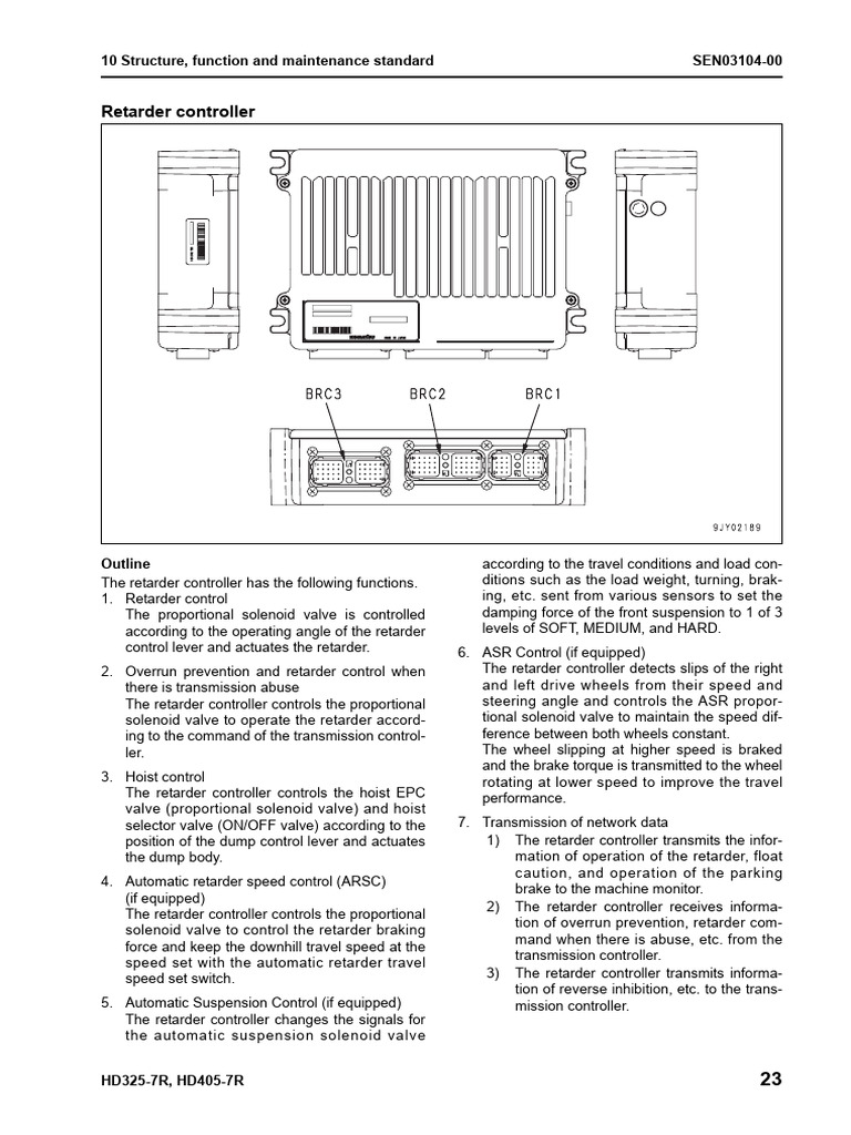 Retarder HD 325-7R | PDF | Automatic Transmission | Valve