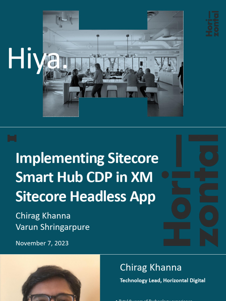 Implementing Sitecore Smart Hub CDP in XM Sitecore Headless App | PDF | Software | Information ...