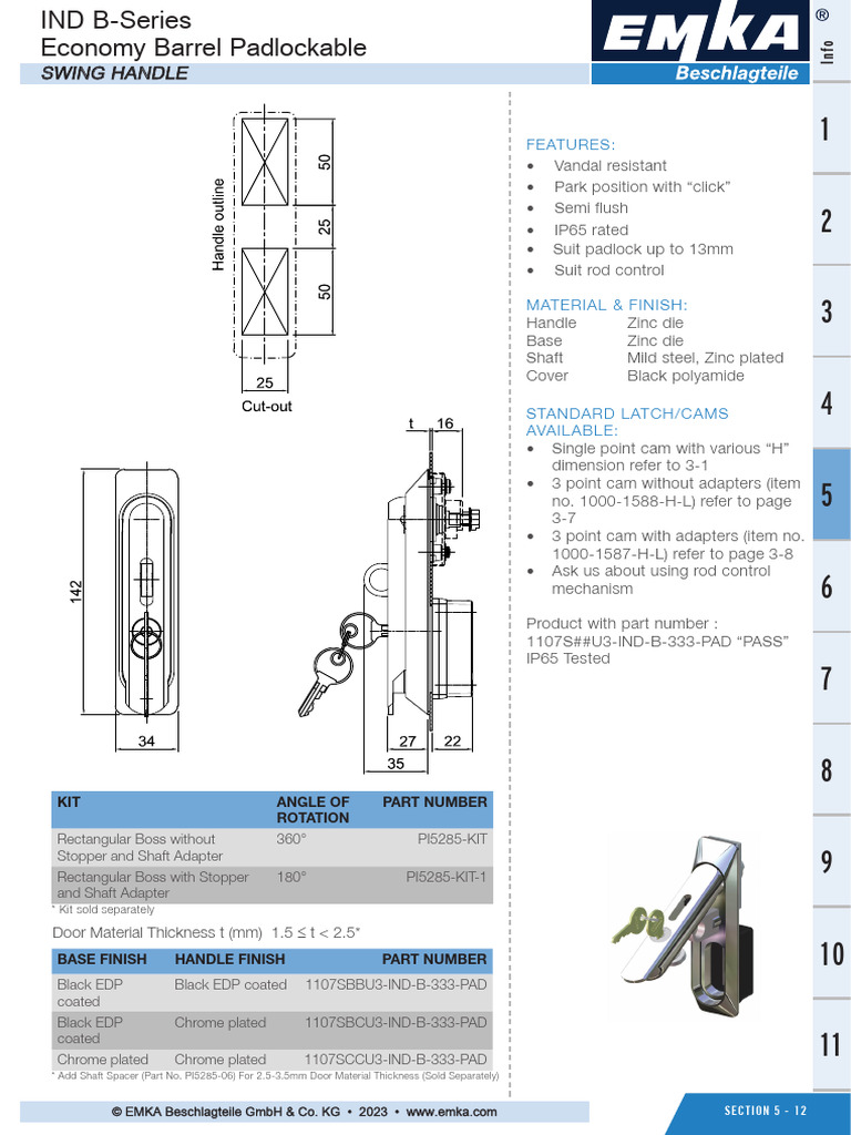 #EMKA-PACIFIC 2023 Catalogue - 1107S##U3-IND-B-333-PAD | PDF ...