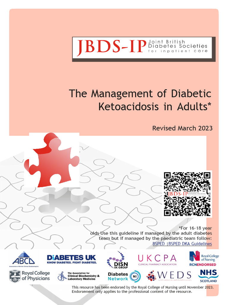 JBDS 02 DKA Guideline With QR Code March 2023 | PDF | Clinical Medicine ...