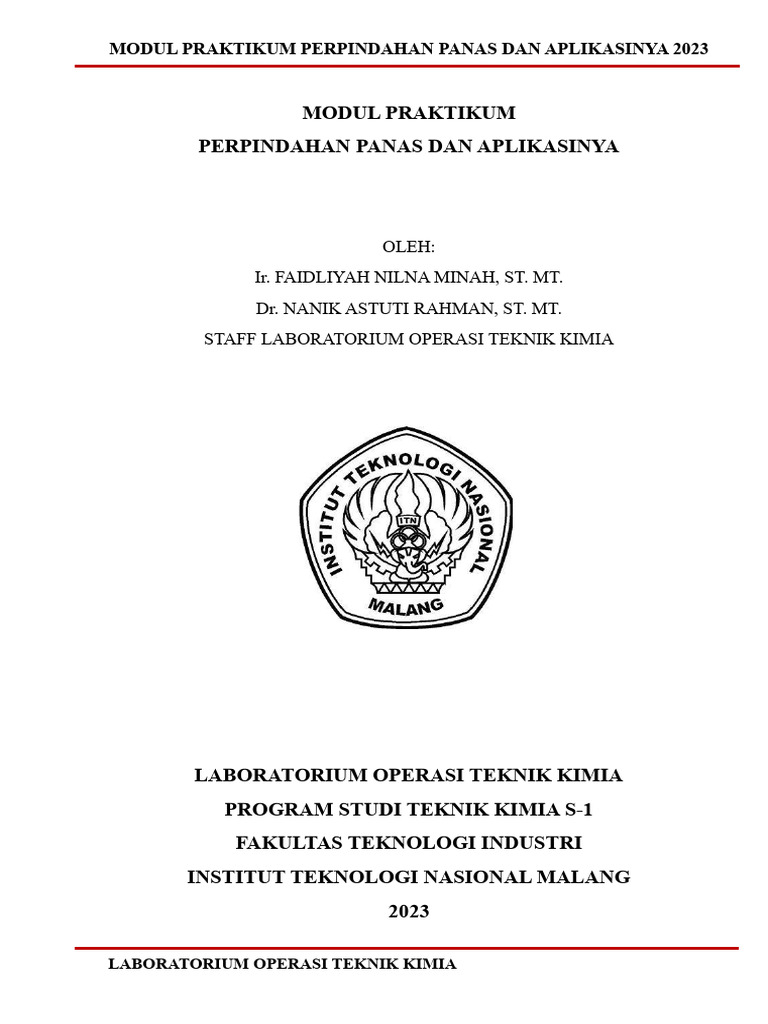 Modul Praktikum Perpan New 2023 | PDF