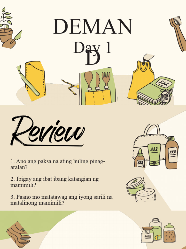 Lesson 1 - Demand | PDF