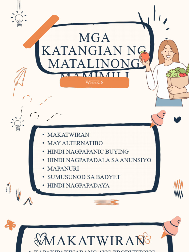 Mga Katangian NG Matalinong Mamimili | PDF