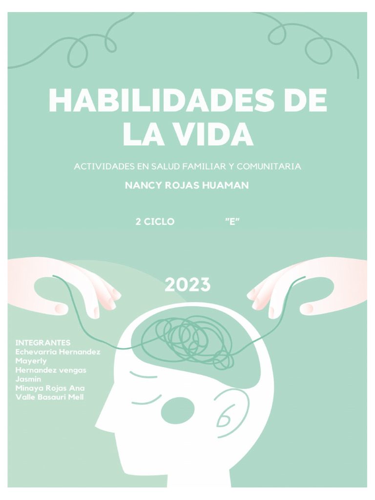 Habilidades de La Vida | PDF | Las emociones | Pensamiento