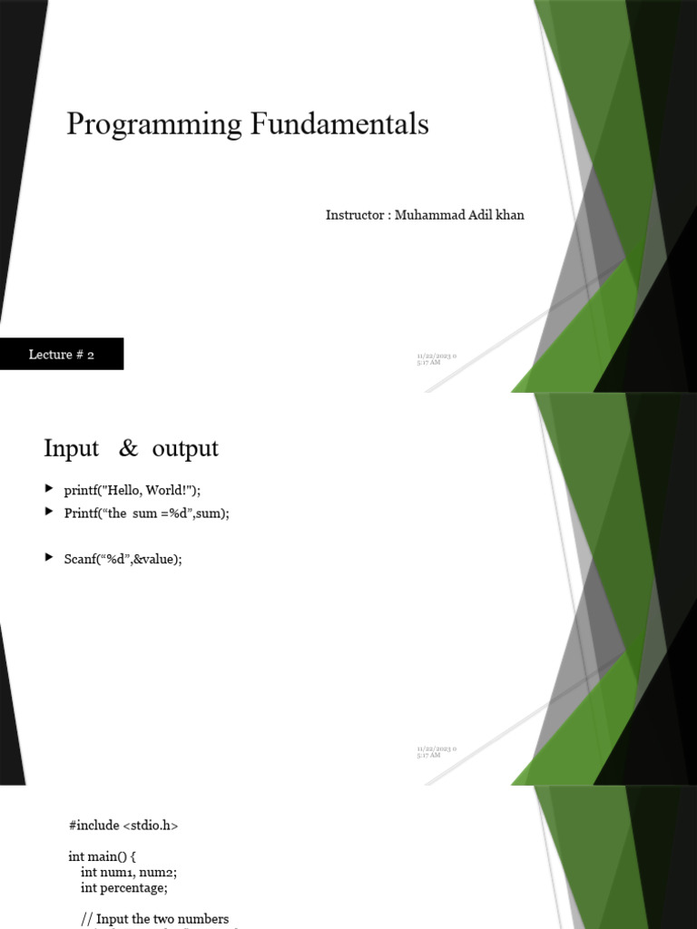 Lecture 2.6 Operators | PDF | Arithmetic | Integer (Computer Science)