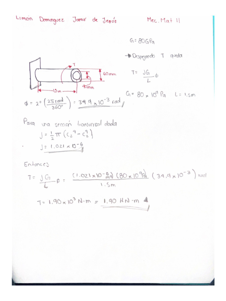 Meca LL Tarea 1 | PDF