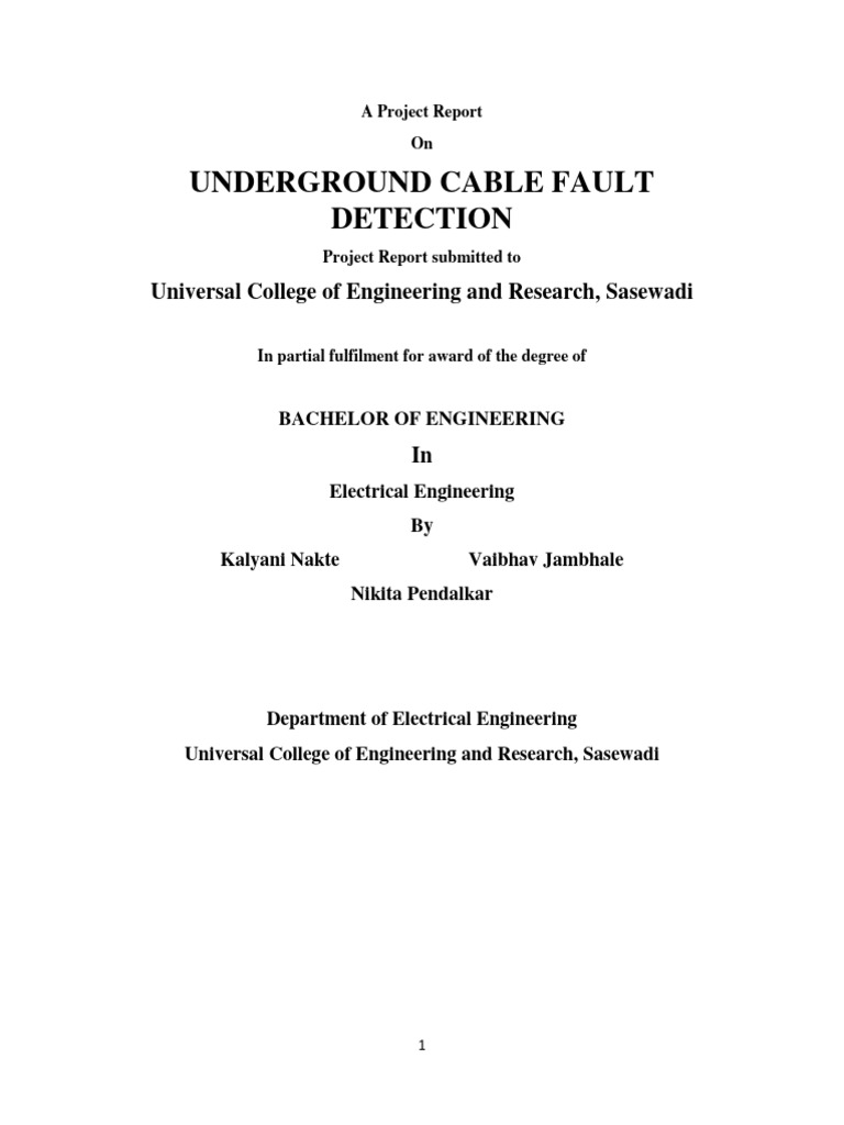 Project Report Kalyani | PDF | Capacitor | Rectifier