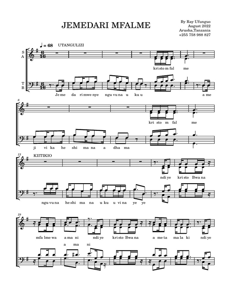 Jemedari Mfalme Pdf