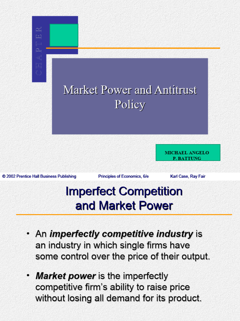 Market Power | PDF | Monopoly | Market Power