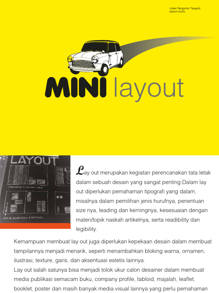 Mini Layout dalam Desain Publikasi | PDF
