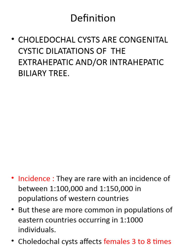 Choledochal Cyst.. | PDF | Liver | Pancreas