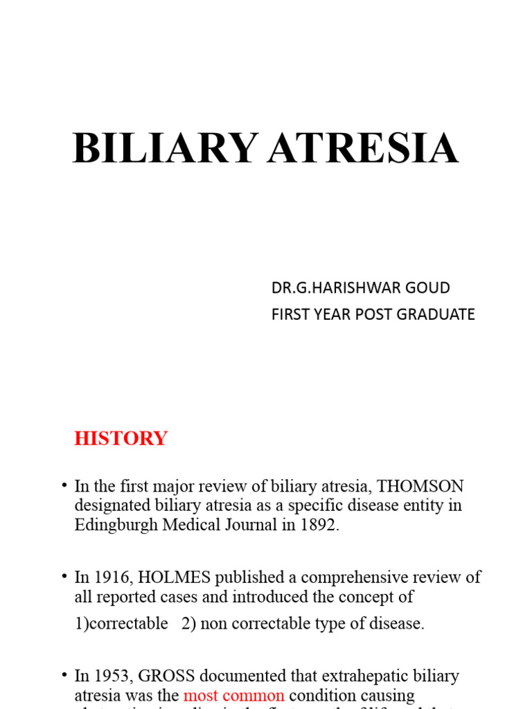 Biliary Atresia Pdf Liver Clinical Medicine