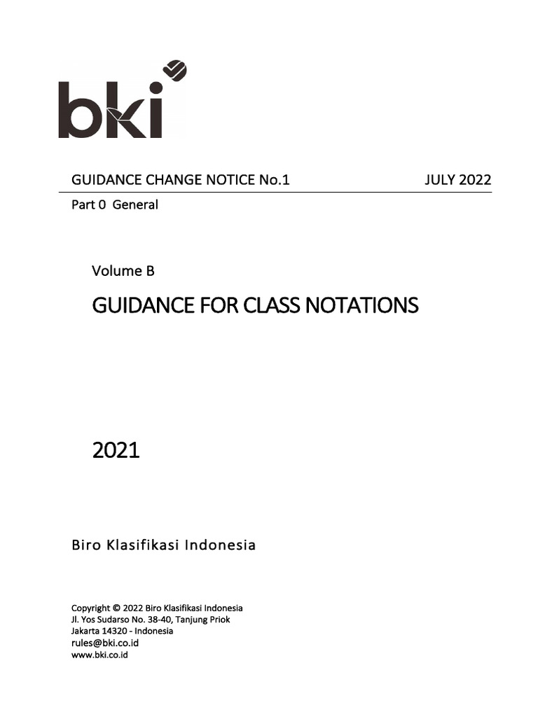 Vol B Amendment Guidance For Class Notations Jul 2022 Unlocked