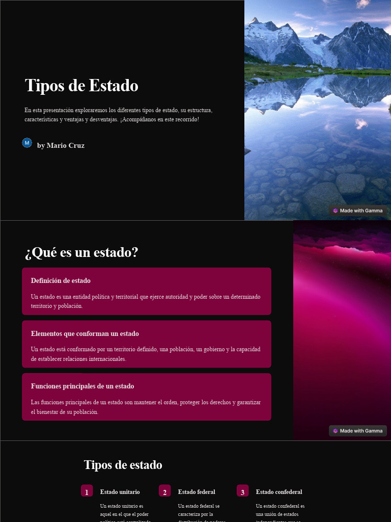 Tipos de Estado | PDF | Estado (política) | Reciclaje