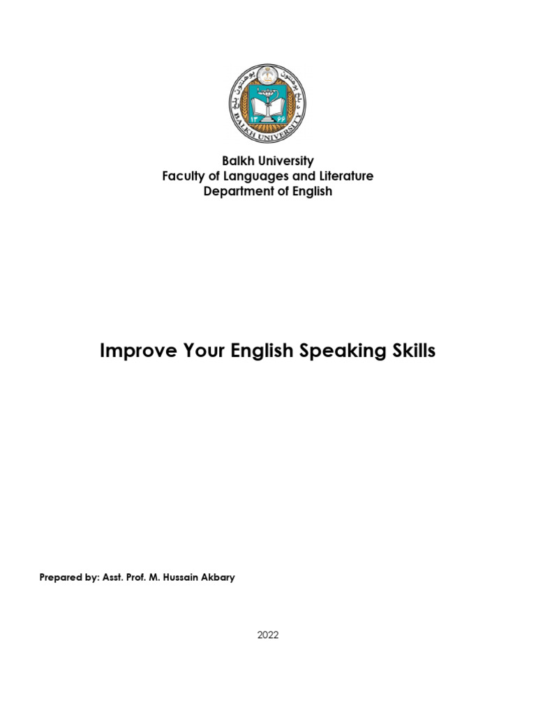 Improve Your English Speaking Skills Pdf Body Language Linguistics