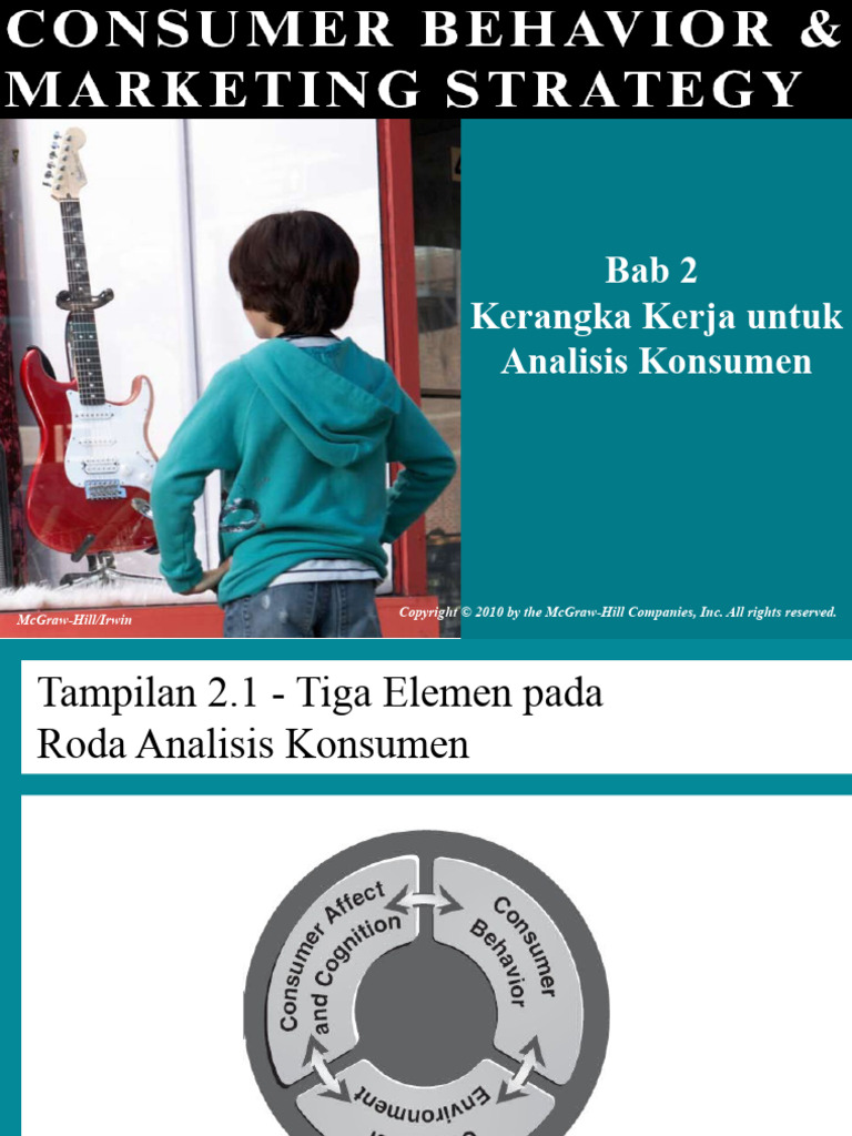 Chap002 Kerangka Kerja Untuk Analisis Konsumen | PDF