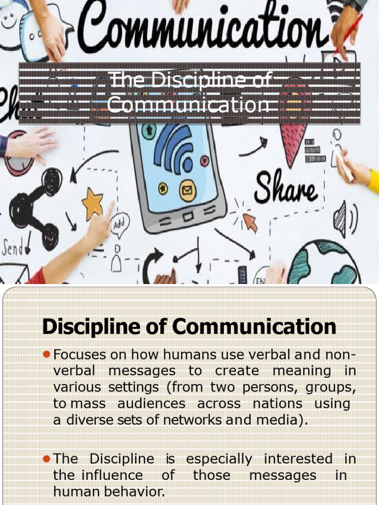 The Discipline of Communication-1 | PDF | Communication | Information