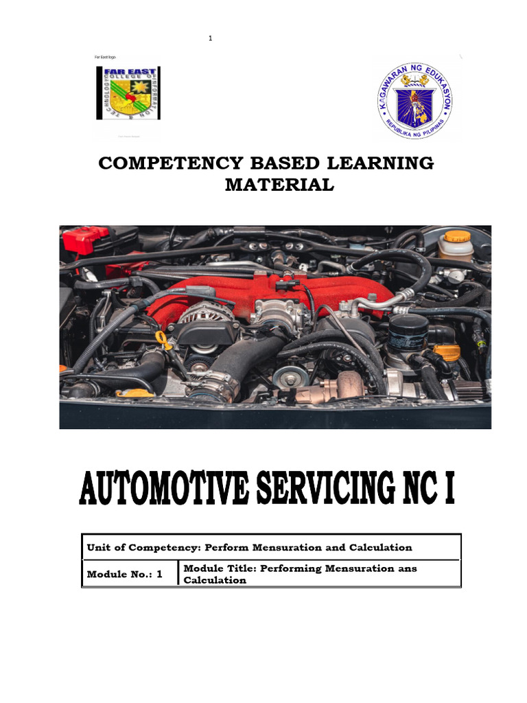 1 2 Performing Mensuration and Calculation | PDF | Cognition | Learning