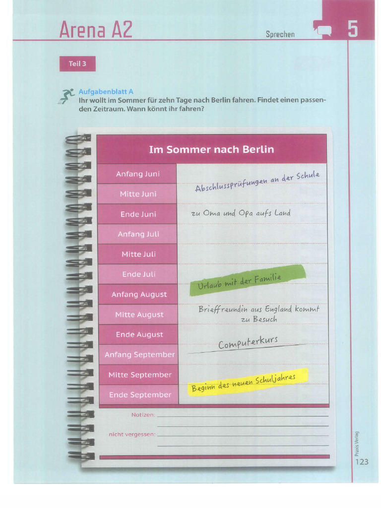 Sprechen Arena t5 | PDF