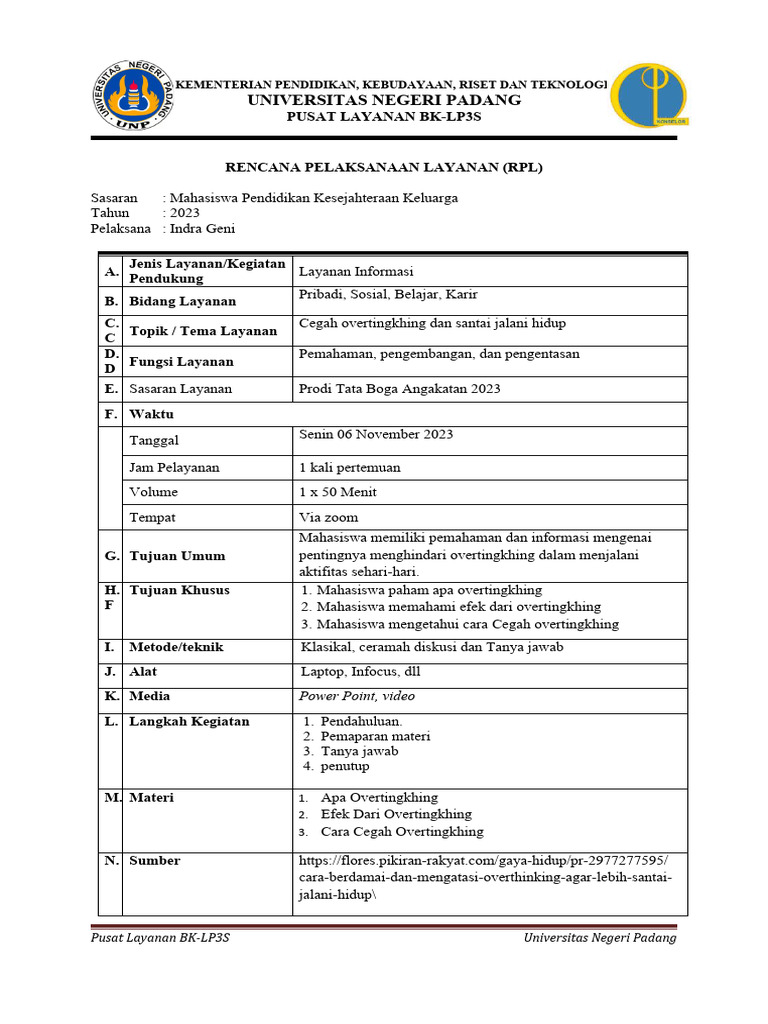 INDRA GENI - 21151015 - RPL Cegah Overtingkhing Dan Santai Jalani Hidup ...