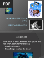 Dement and Kleitman 1957 | PDF | Rapid Eye Movement Sleep | Sleep