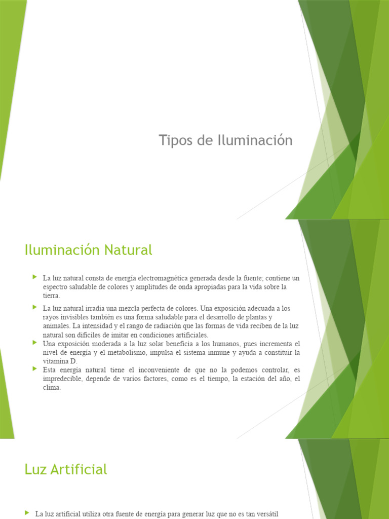 Tipos de Iluminacion | PDF