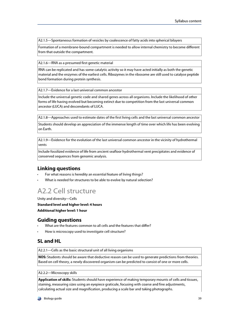Unit 2 Guide | Download Free PDF | Cell Membrane | Cell (Biology)