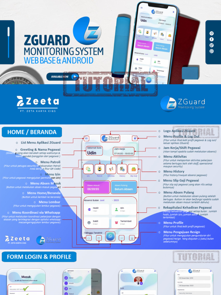 Buku Panduan Aplikasi Z-Guard | PDF