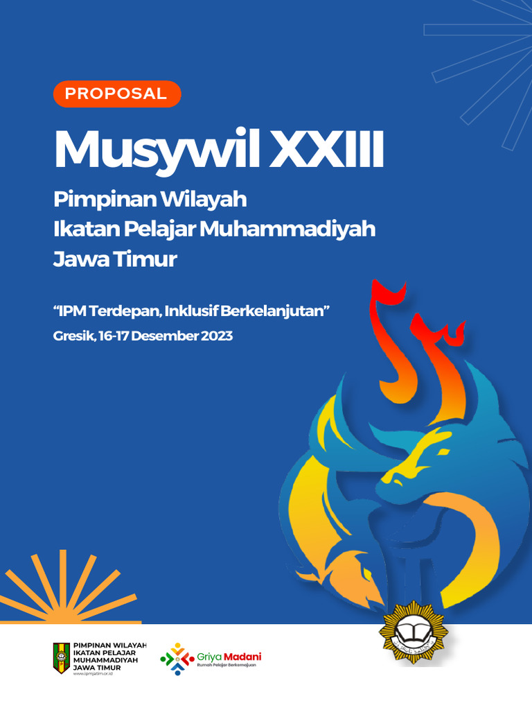 Proposal Musywil XXIII IPM Jatim 2023 | PDF