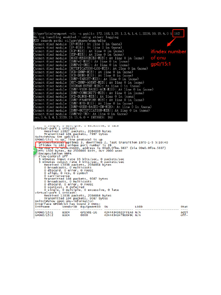 Check Mac Address of Onu by Mib | PDF