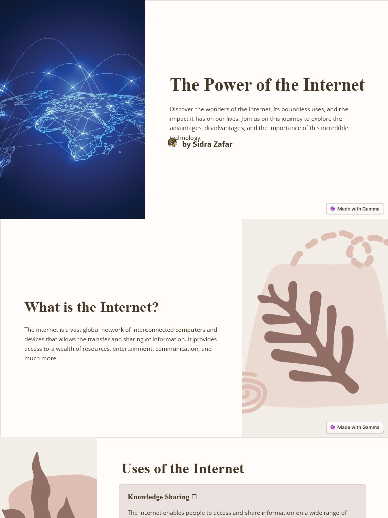 The Power of The Internet | PDF | Internet | Social Media