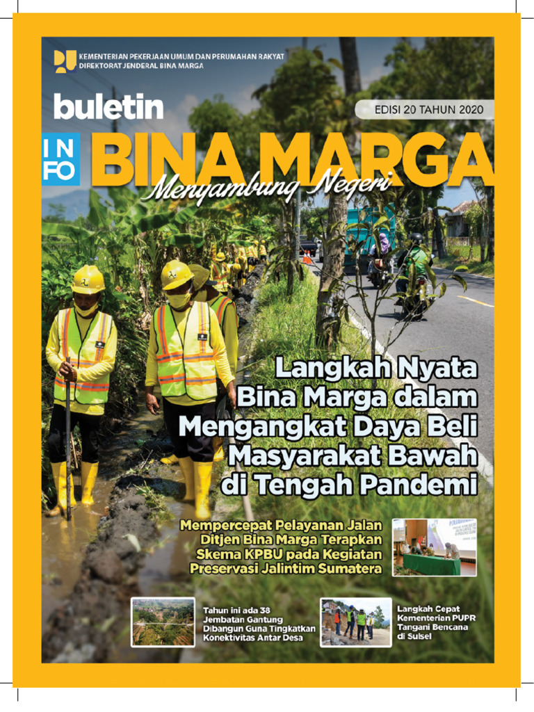 Bina Marga: Program PKT Hadapi Pandemi | PDF | Bisnis