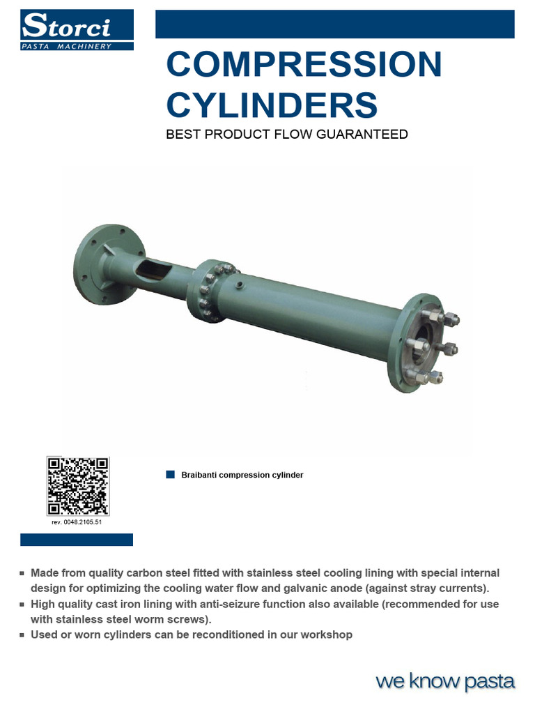 Compression Cylinders | PDF | Screw | Steel
