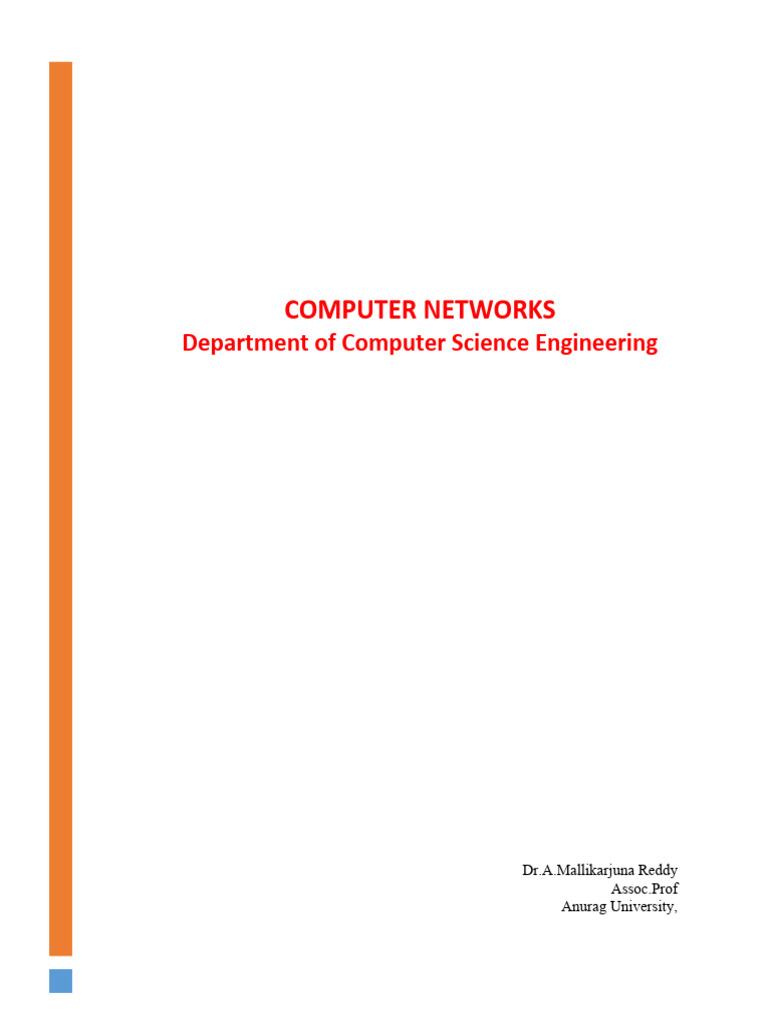COMPUTER-NETWORKS-CourseFile 28 11 2022 | PDF | Engineering | Computer Network