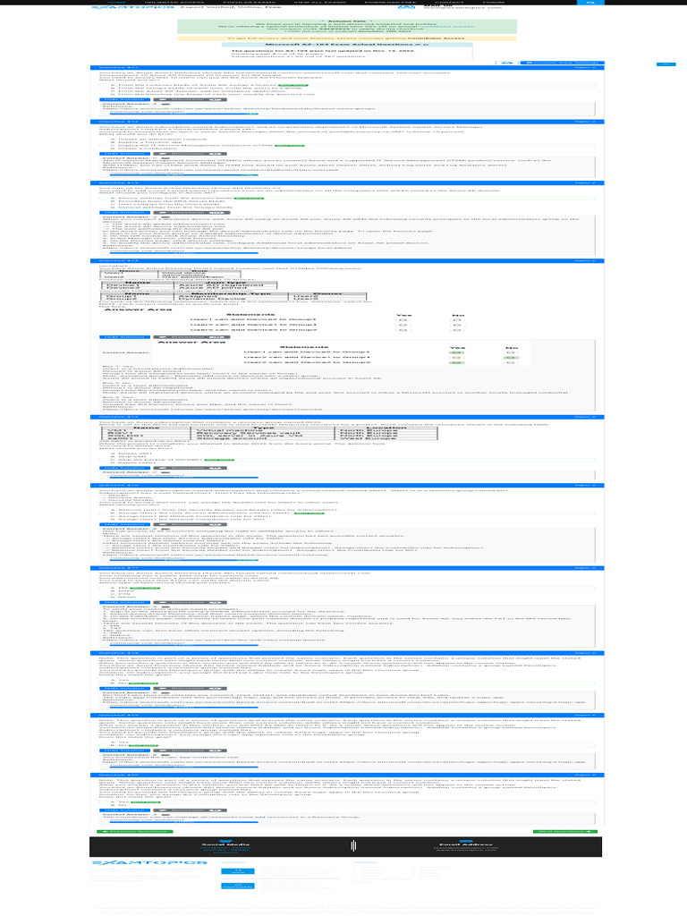 Expert Veri Ed, Online, Free.: Microsoft AZ-104 Exam Actual Questions ...