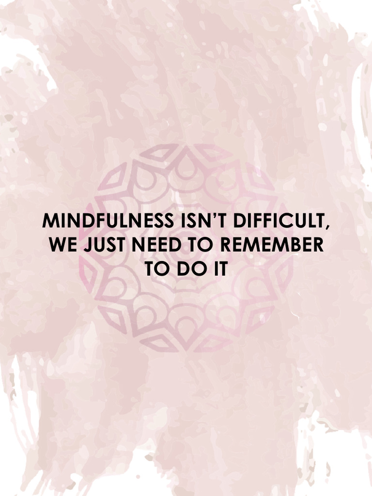 Mindfulness Toolkit - Cards For Beginners | PDF | Mindfulness | Thought