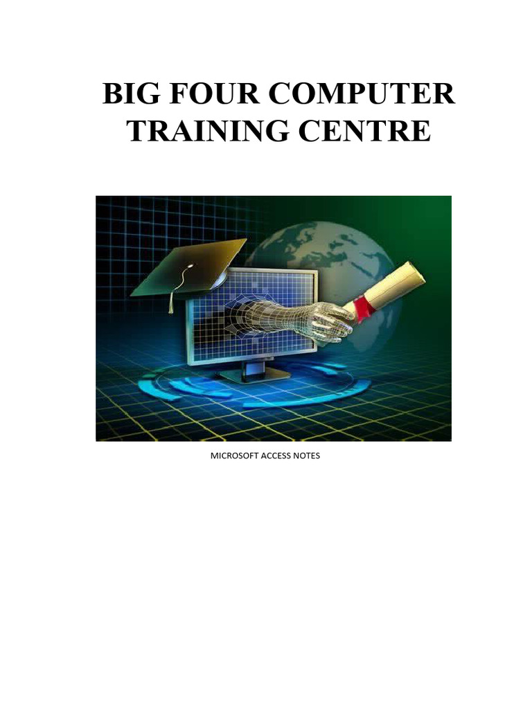 Microsoft Access Notes | PDF | Databases | Microsoft Excel