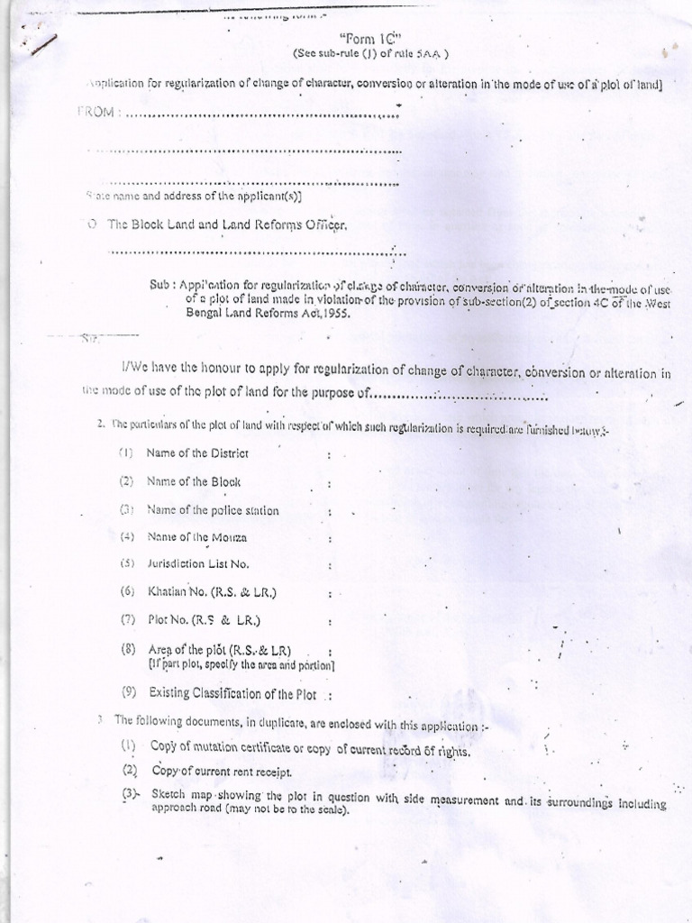 1c Form | PDF