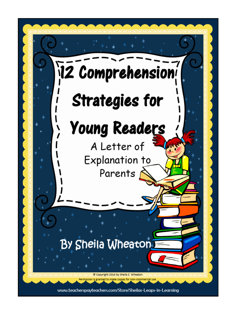 12 Comprehension Strategies For Young Readers: A Letter of Explanation ...